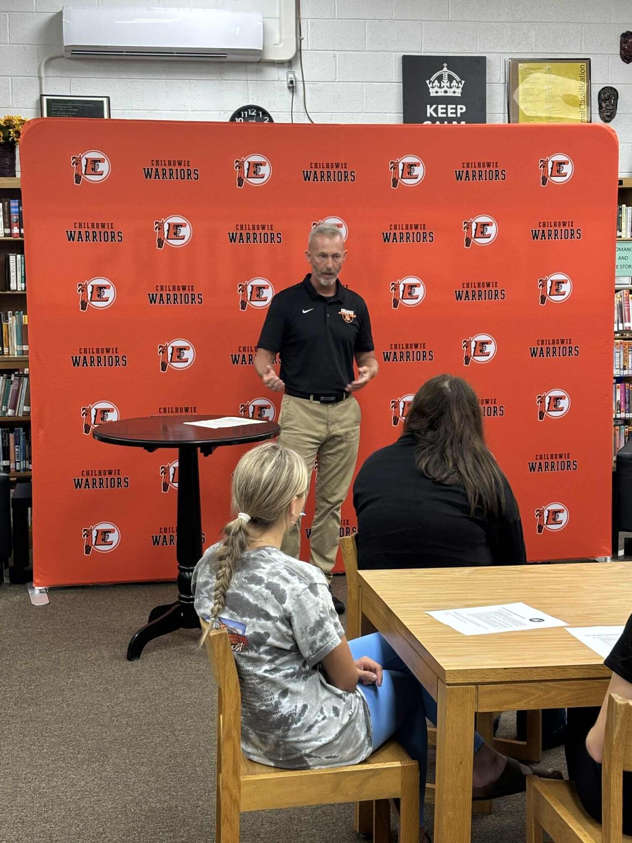 Andy Blevins is Chilhowie's new girls basketball coach