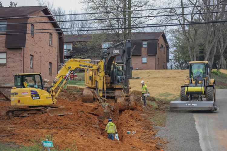 Service Authority marks Lee Highway sewer expansion work