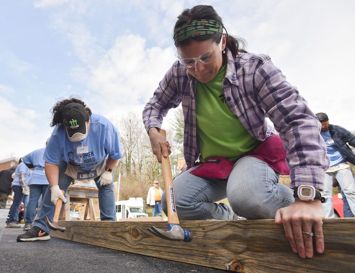Women build homes for local Habitat for Humanity