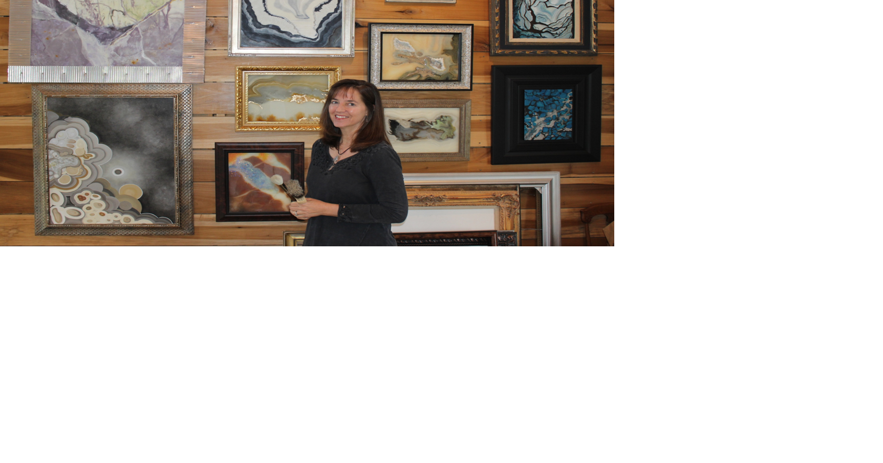 Susan Connelly McClelland uses layering to recreate geologic wonders of art