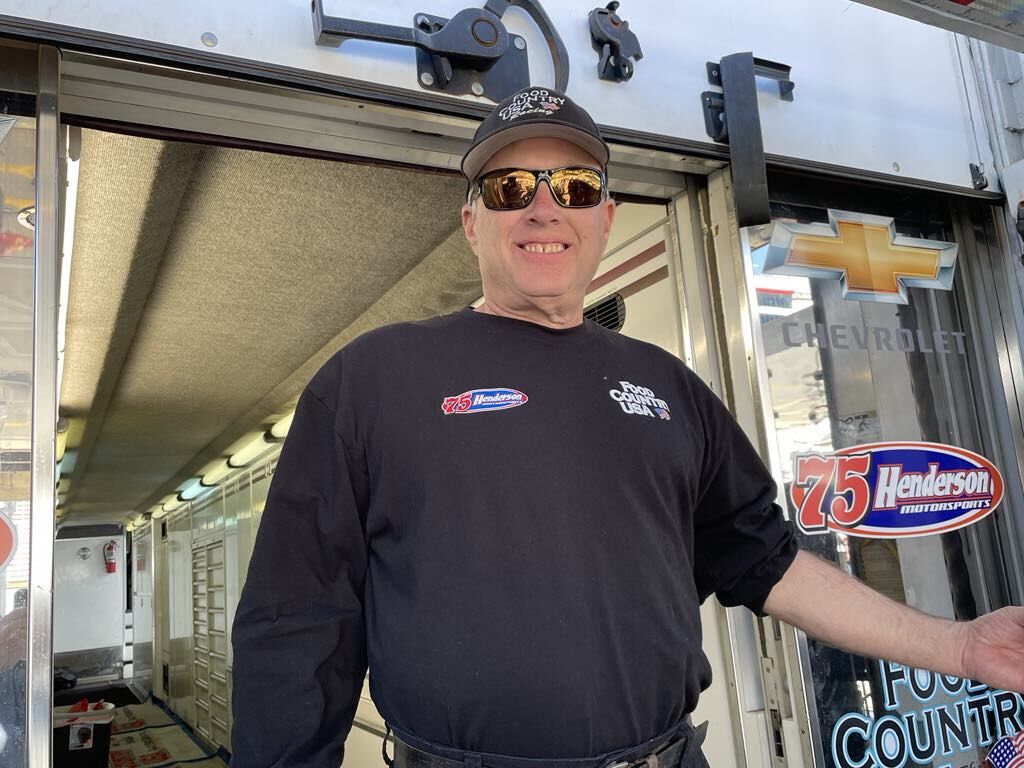 Carrier confident heading into truck race at BMS on Friday