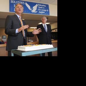 Gov., secretary of education tour Holston Middle School