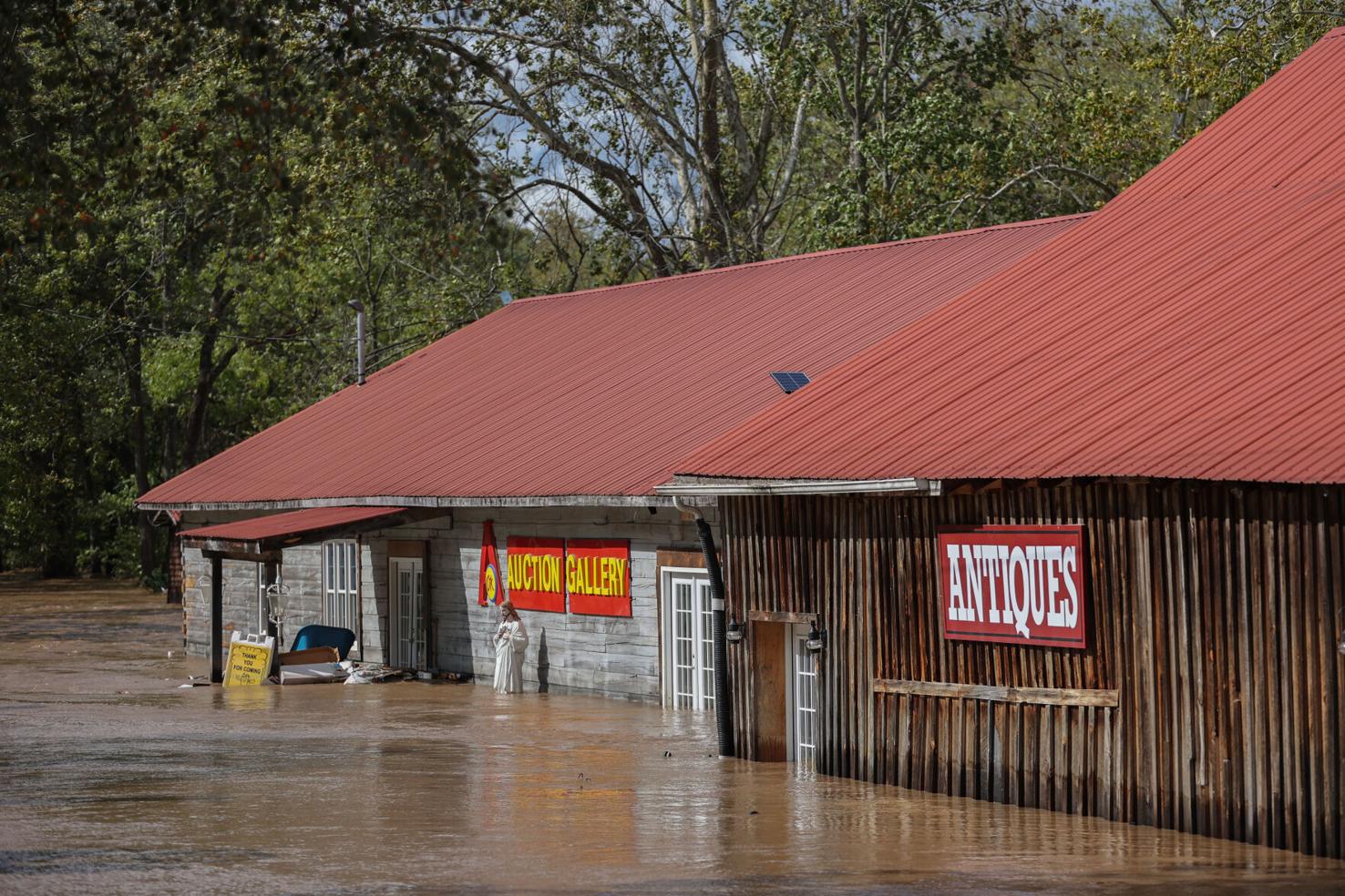 Hurricane Helene damages homes, businesses near Damascus