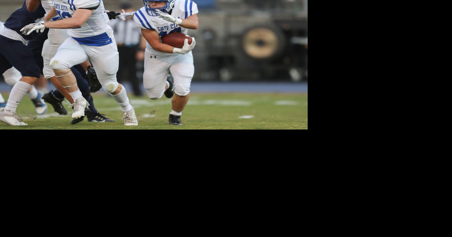 HIGH SCHOOL FOOTBALL: Walker Hillman loves to pound away at defenders for Gate City