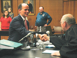 Graham sworn in as clerk of the circuit court