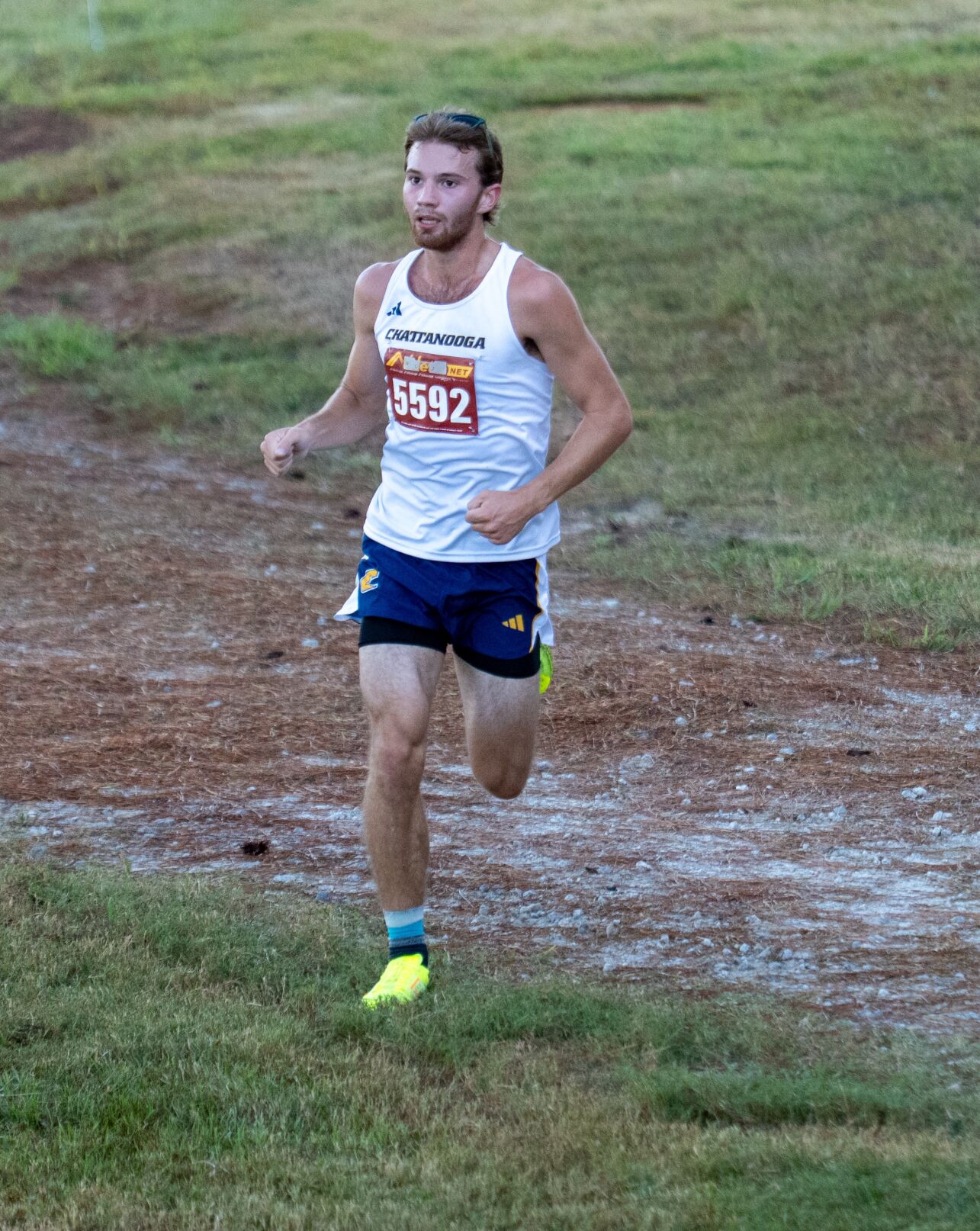 Derek Mitchell starring as runner for Chattanooga