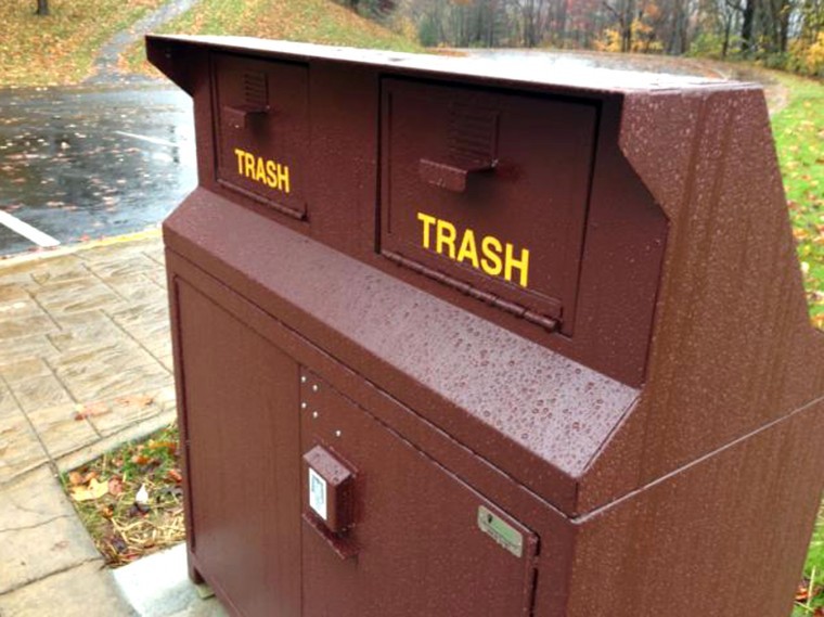 Campsites in Watauga Valley installing bear-proof trash cans