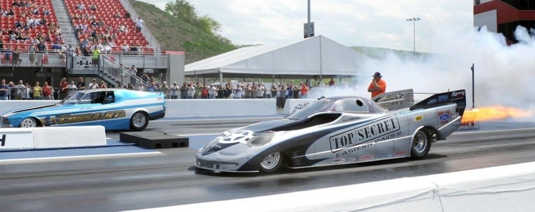 Jet Funny cars highlight Blue Oval Ford Bash at Bristol Dragway