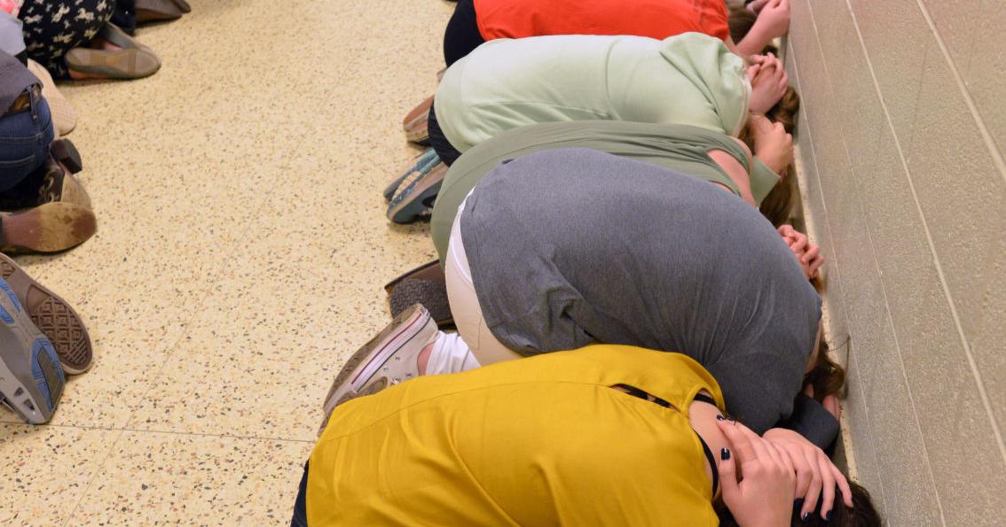 tornado drill position