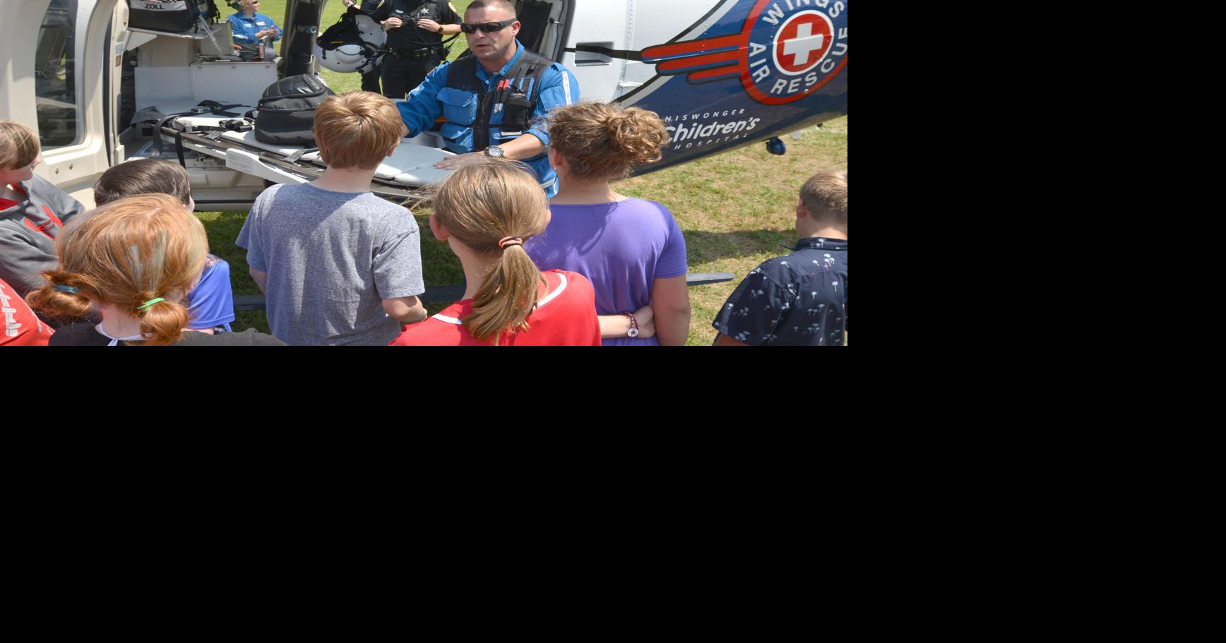 Wings Air Rescue showcases tech, training for students