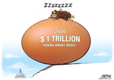 Editorial Cartoon: Federal Budget Deficit