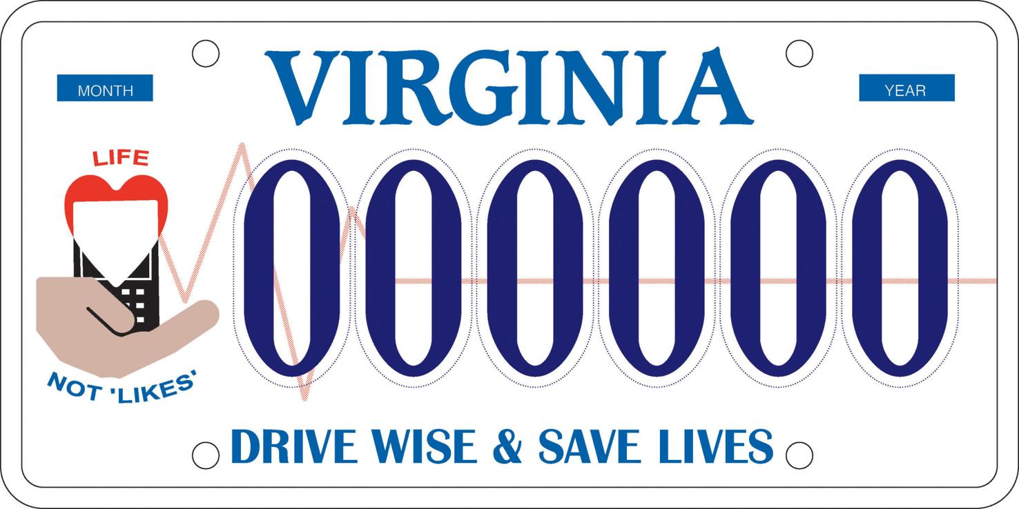 Virginia High student state finalist in license plate design contest