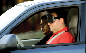 Blind drivers test out vehicle at VIR