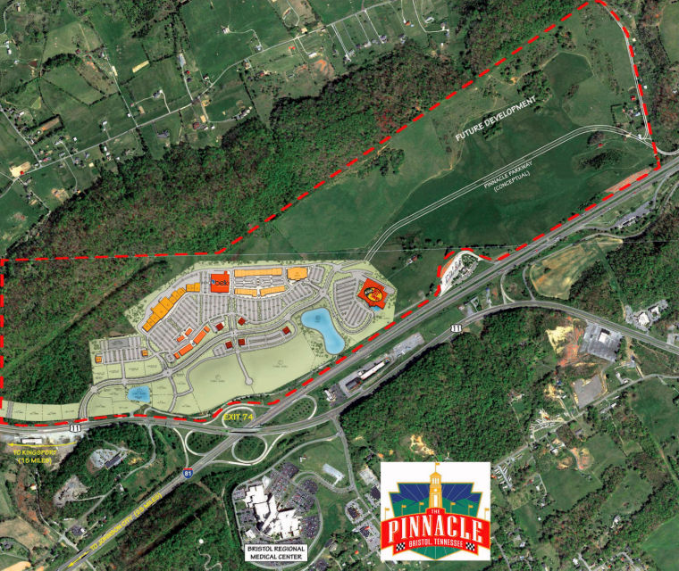 The Pinnacle commercial development is effectively doubling in size