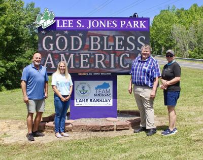 Lake Barkley Tourism and county partner on new sign | Uncategorized ...