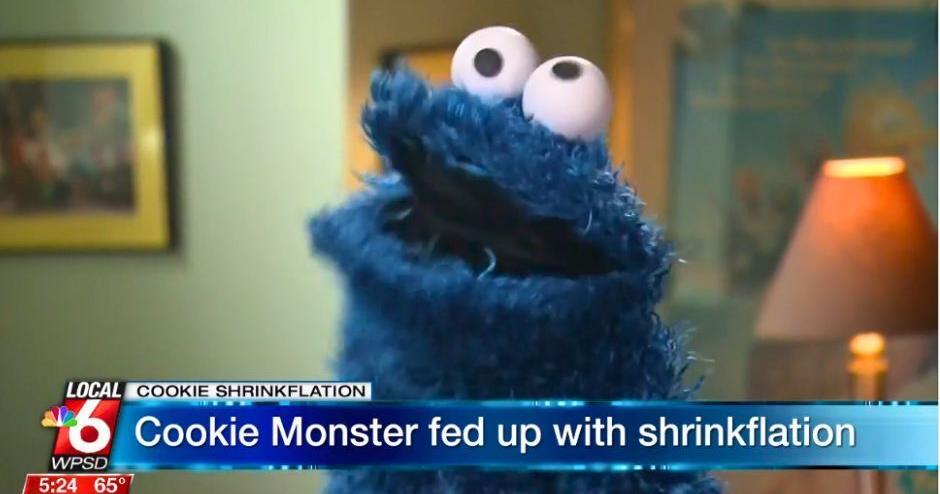 Cookie Monster takes thoughts on shrinkflation to social media | News ...