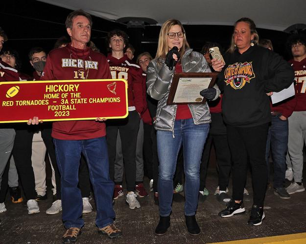Union Square event honored Hickory state football champs