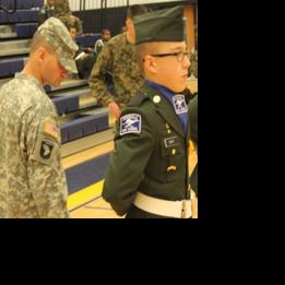 Local JROTC students training to be leaders