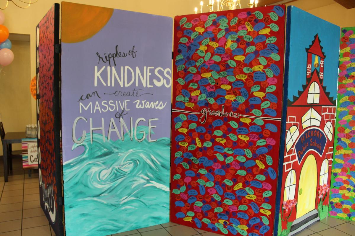 PHOTOS: Hickory Public Schools' "Kindness Mural"