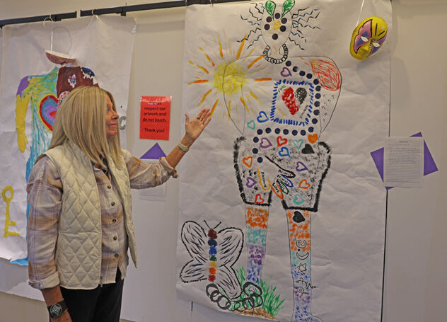 Art by domestic violence victims stirs emotions in Hickory
