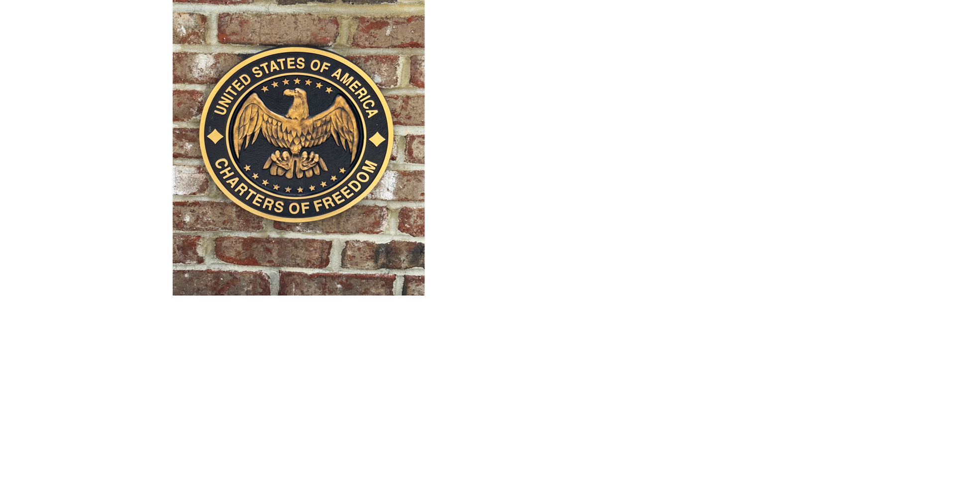 Alexander County NC Charters of Freedom dedication is May 15