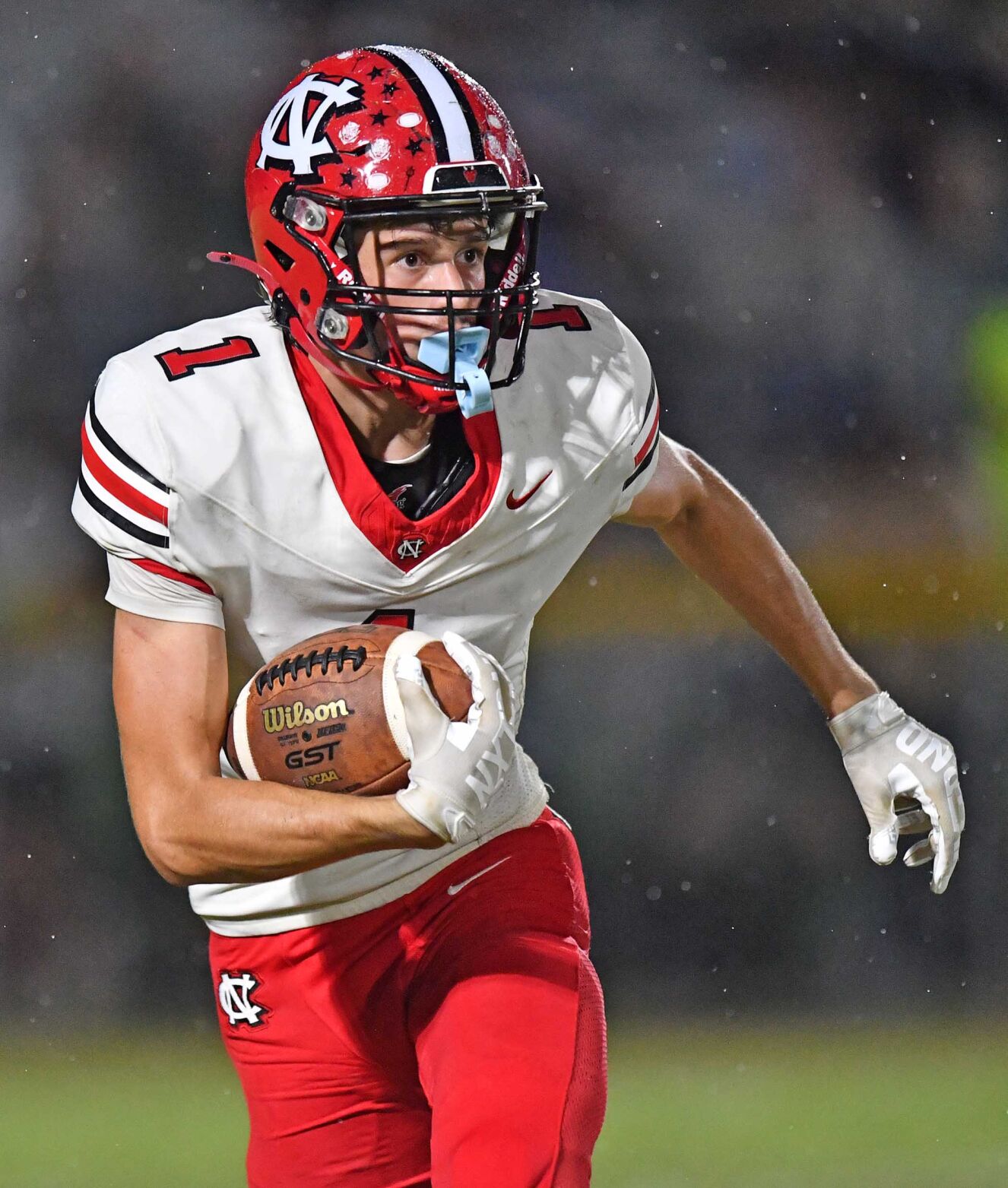 11 Catawba County high school football players standing out