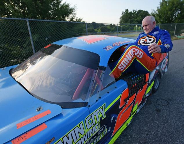 A.J. Sanders spends a lot of time behind a steering wheel