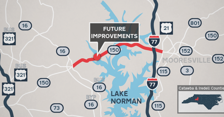 NCDOT awards $250M contract to widen Hwy. 150 in Catawba NC