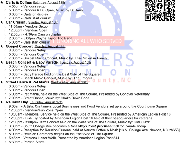 Newton Soldiers Reunion kicks off with golf cart cruise