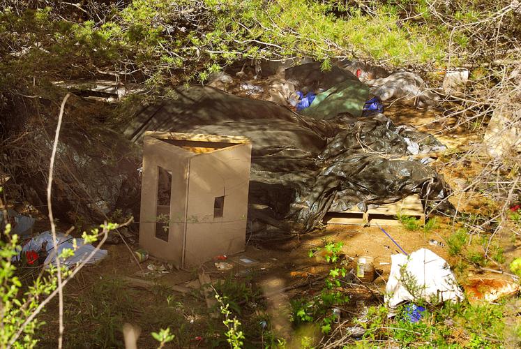 Homeless camp bulldozed Tuesday; community comes together with ...