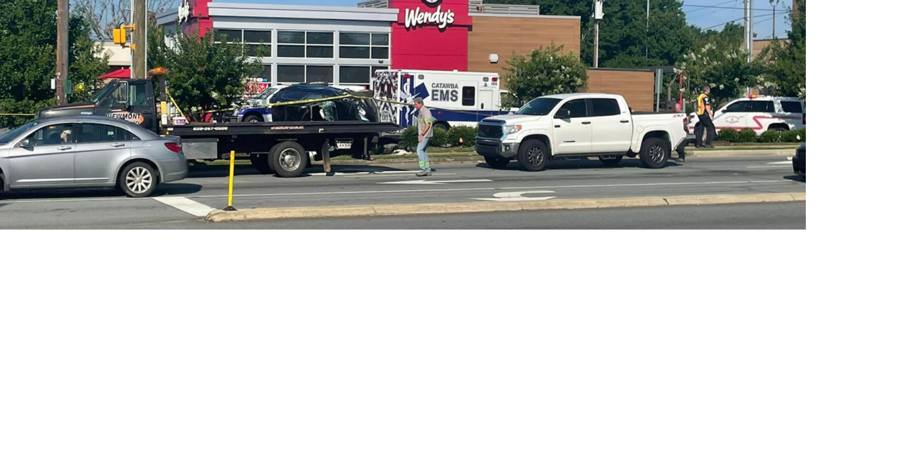 Crash near Wendy's in Hickory sends woman to the hospital