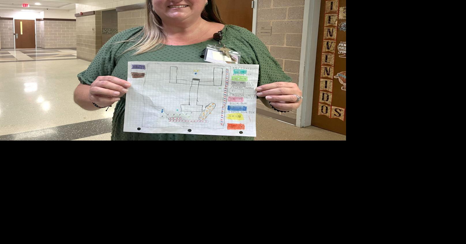 Longview Elementary students mapping plan for greener campus