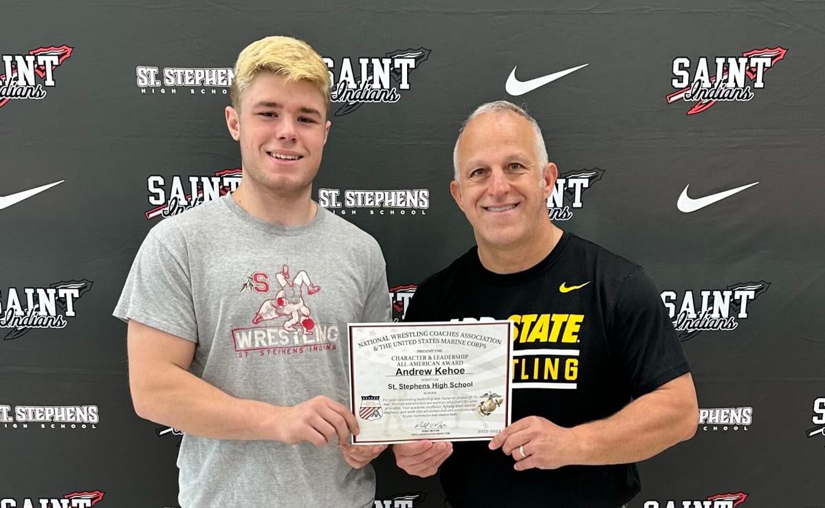 St. Stephens' Kehoe receives award for character and leadership