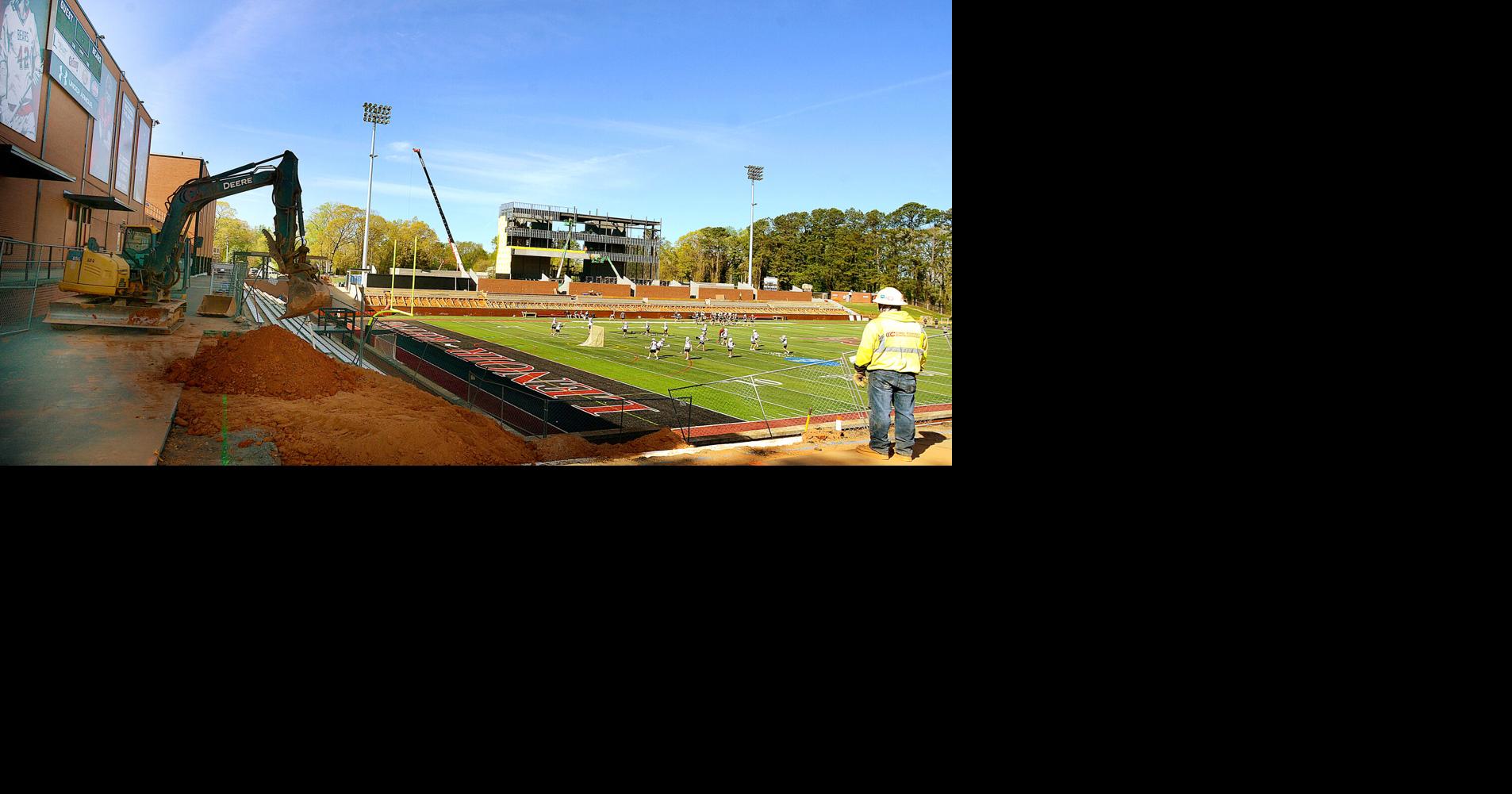 Lenoir-Rhyne stadium renovations underway and slated for completion in ...
