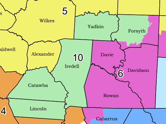 Hickory, Winston-Salem joined in new Congressional district