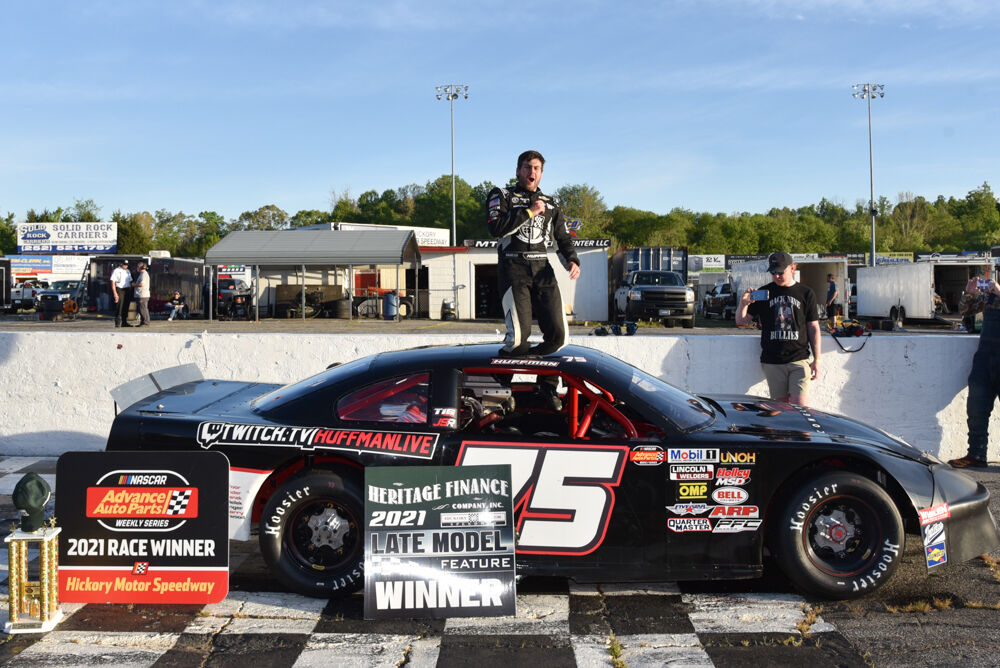 Huffman wins two races at Hickory Motor Speedway