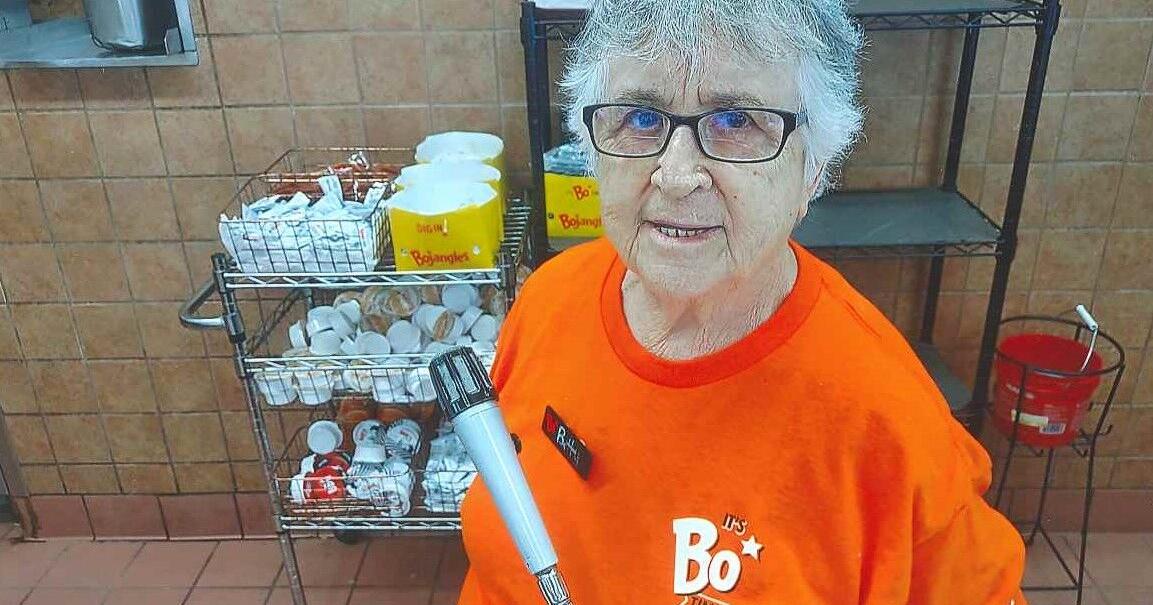 She's 80 and at work at the Conover Bojangles by 4 am