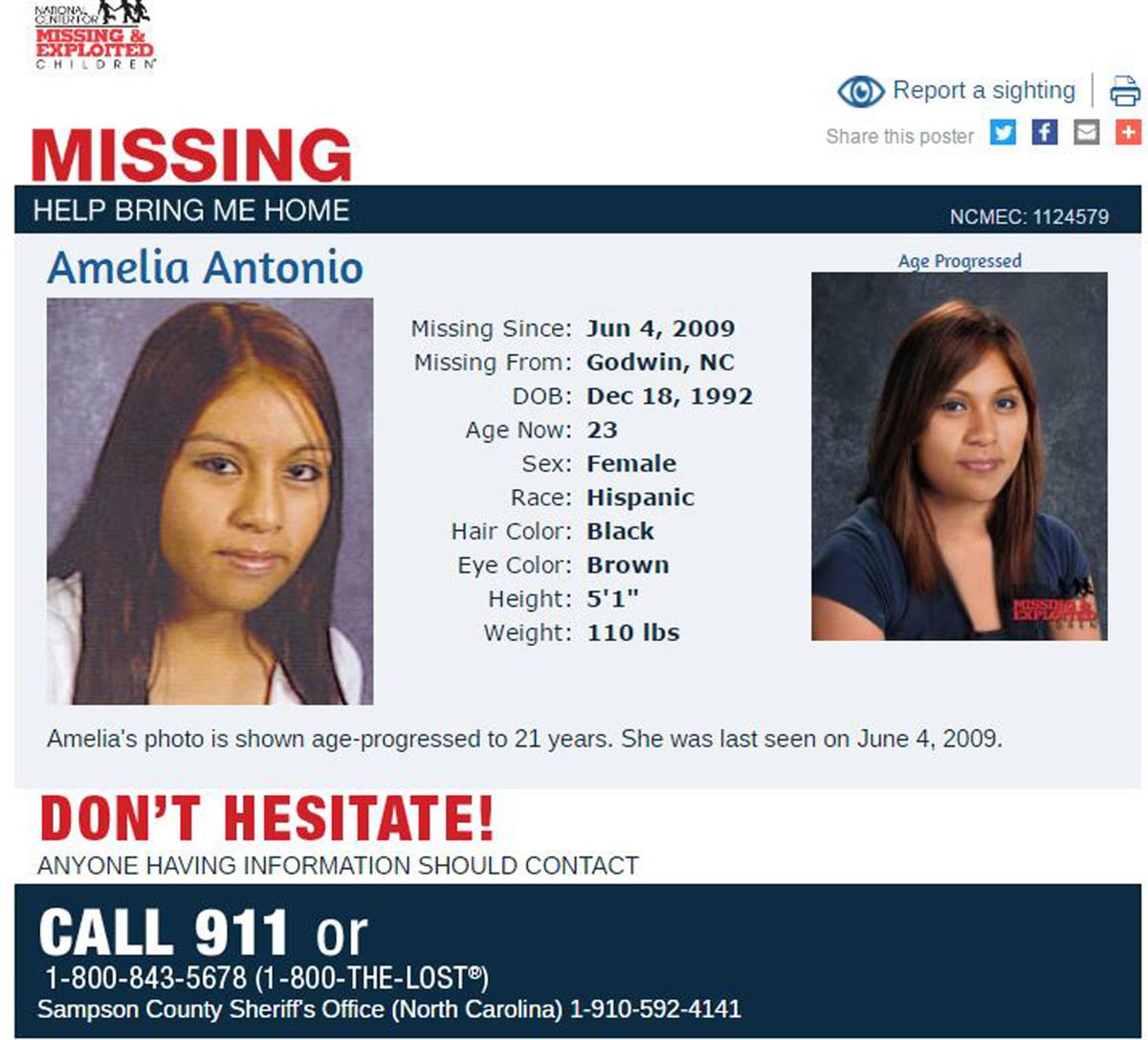 North Carolina Missing Persons