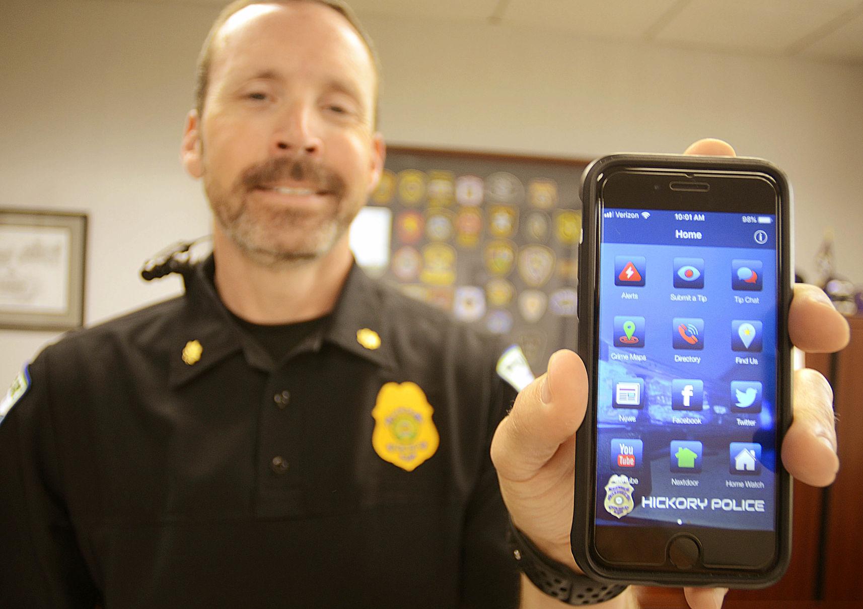 Get alerts, send tips via Hickory police app