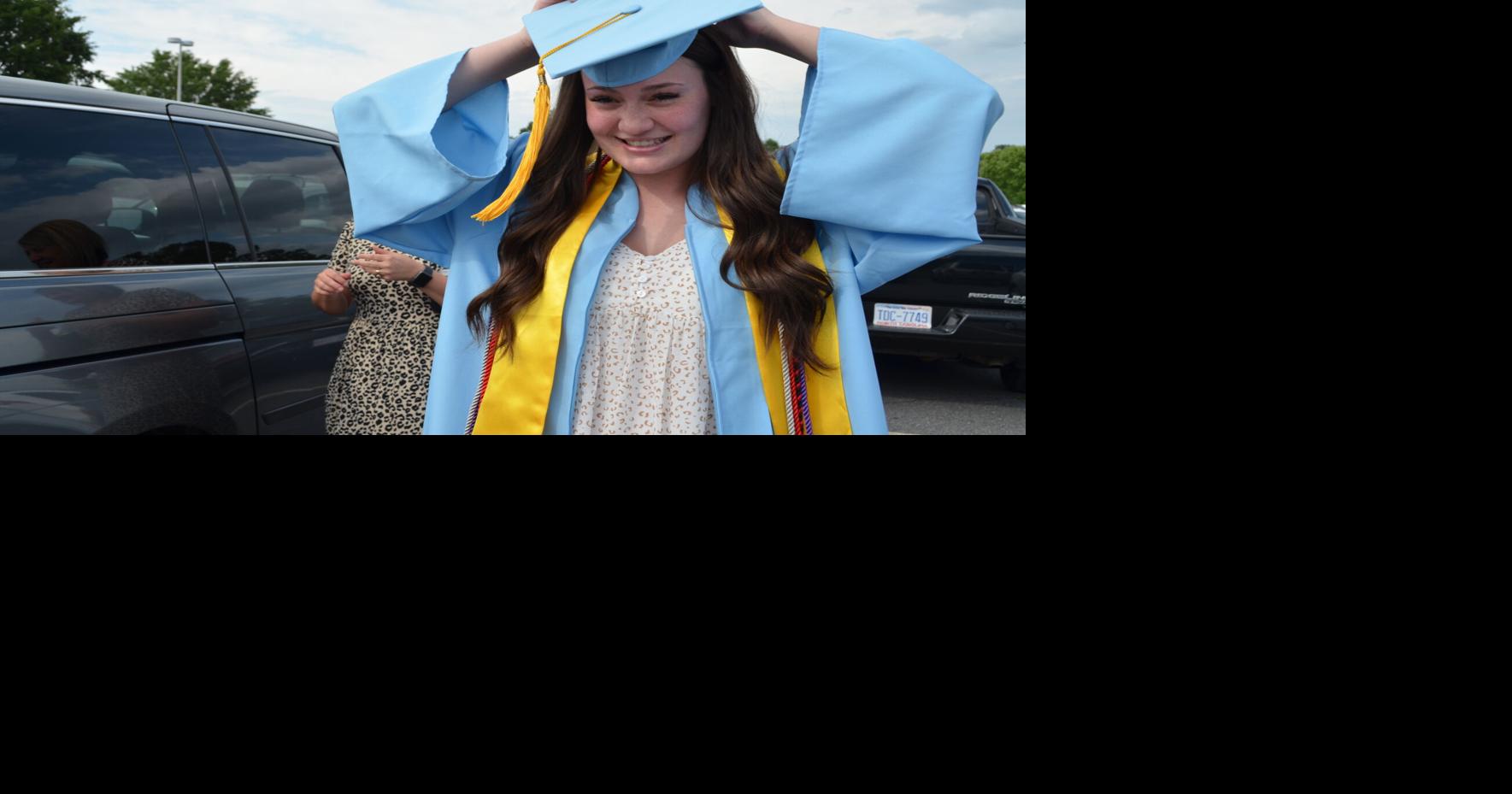 Fred T. Foard graduates toss hats in celebration; see the photos and ...