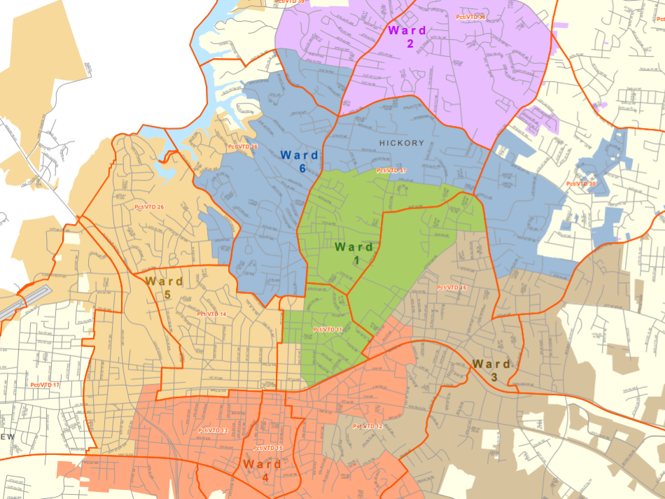 Hickory Nc Zip Code Map - Map