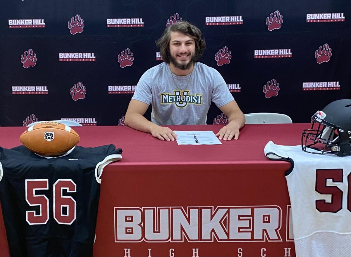 Bunker Hill's Watts signs with Methodist for football | High School ...