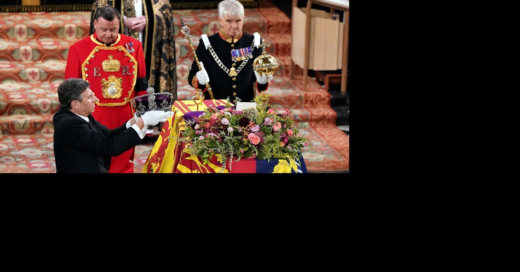Queen Elizabeth II's coffin lowered into royal vault; private burial to ...