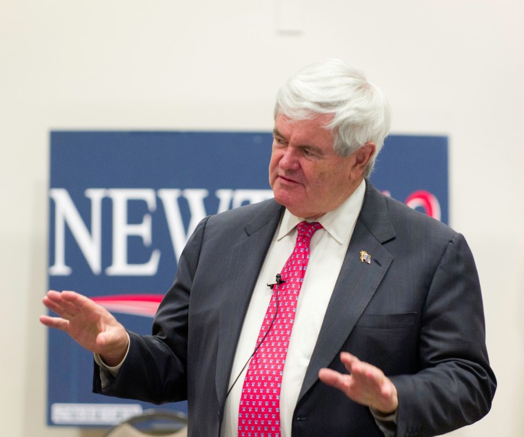 Gingrich gives his take during Mooresville visit