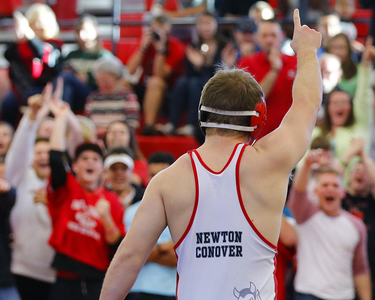 PHOTOS: Newton-Conover wrestling wins 2A dual-team title