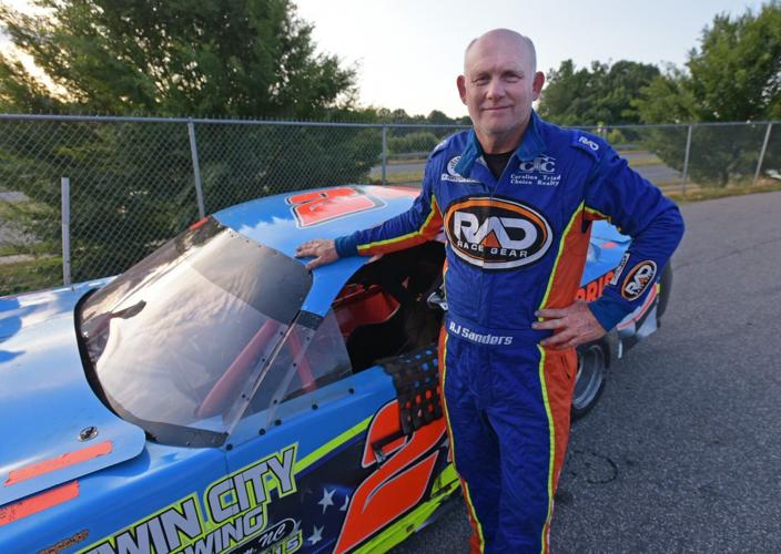 A.J. Sanders spends a lot of time behind a steering wheel