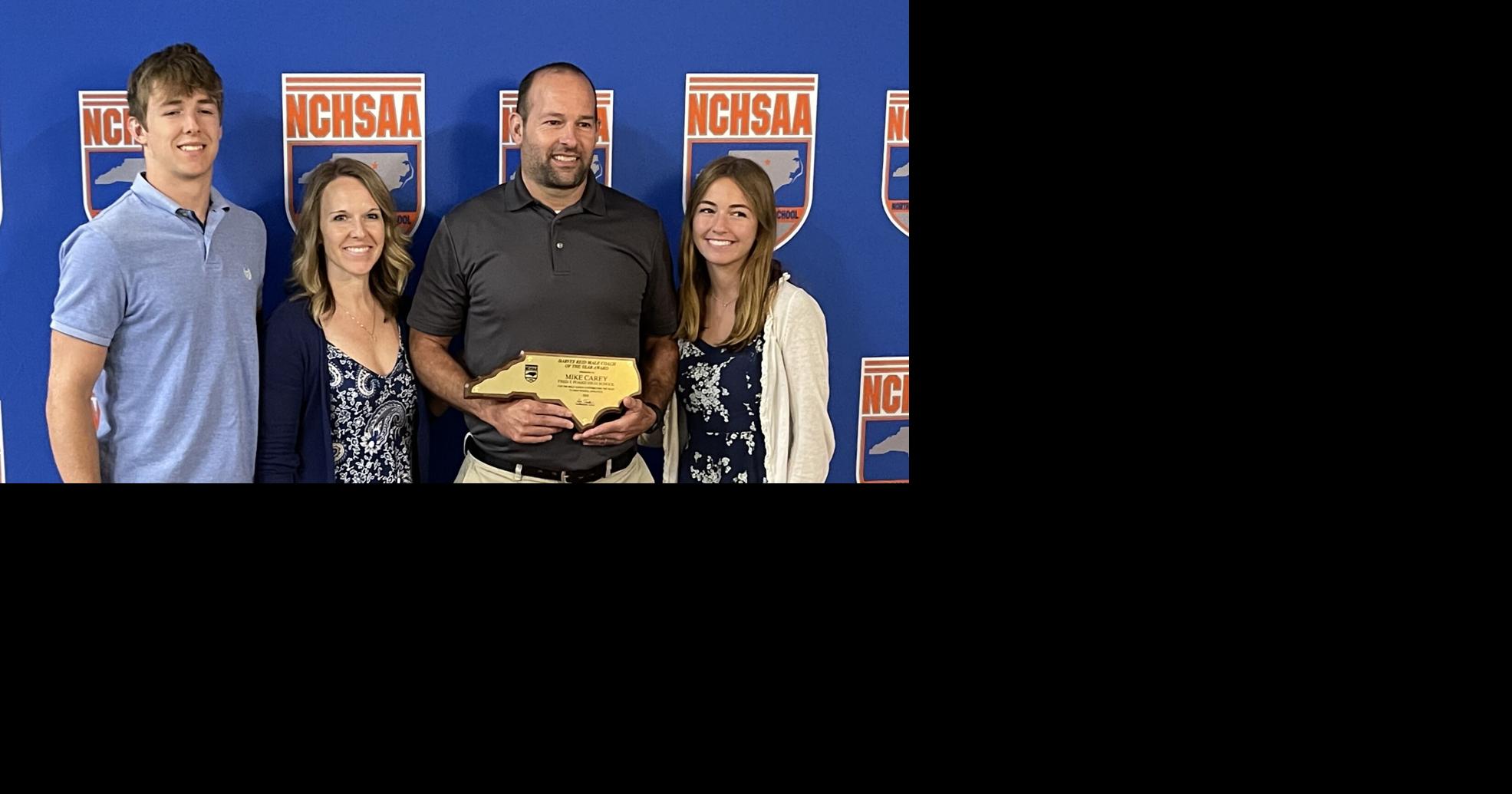 Foard wrestling coach Carey wins NCHSAA award