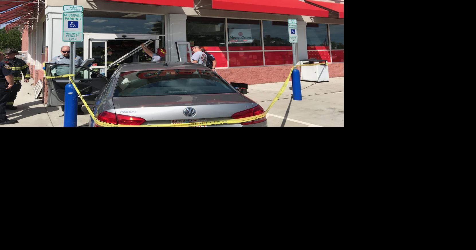 Car plows into CVS store in Mountain View