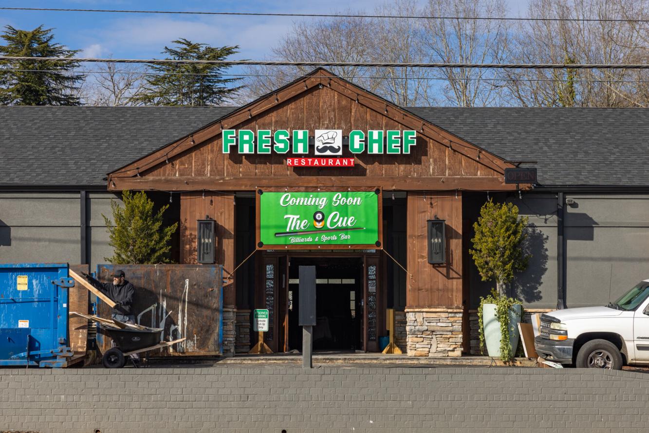 Fresh Chef in Hickory NC turning into The Cue billiards hall