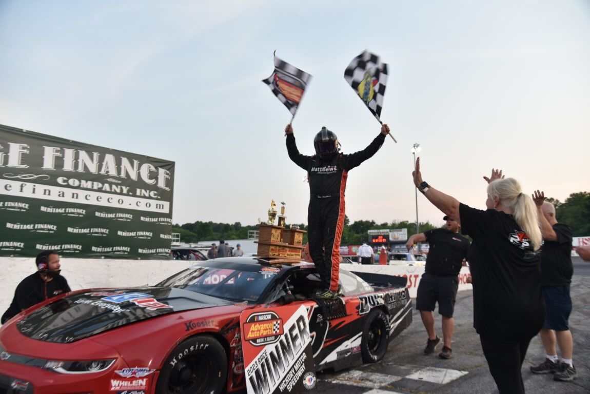 Matthews wins Jack Ingram at Hickory Motor Speedway